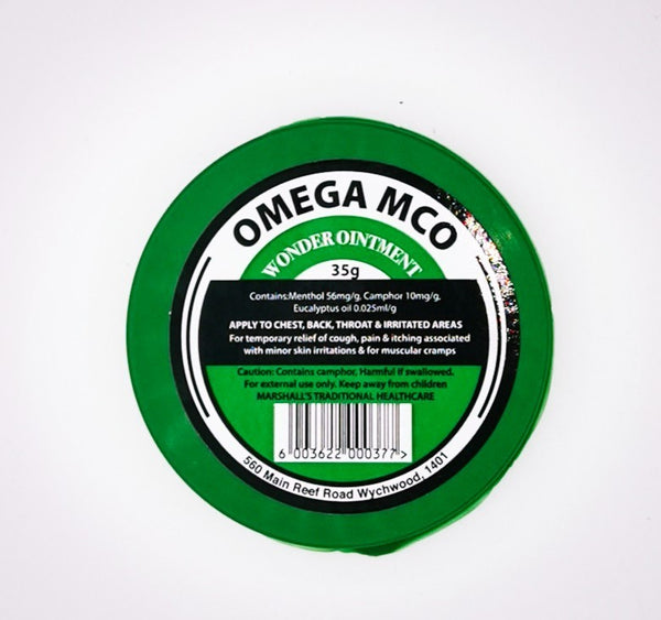 OMEGA MENTHOL CAMPHOR OINTMENT 35g – Marshalls Traditional Healthcare