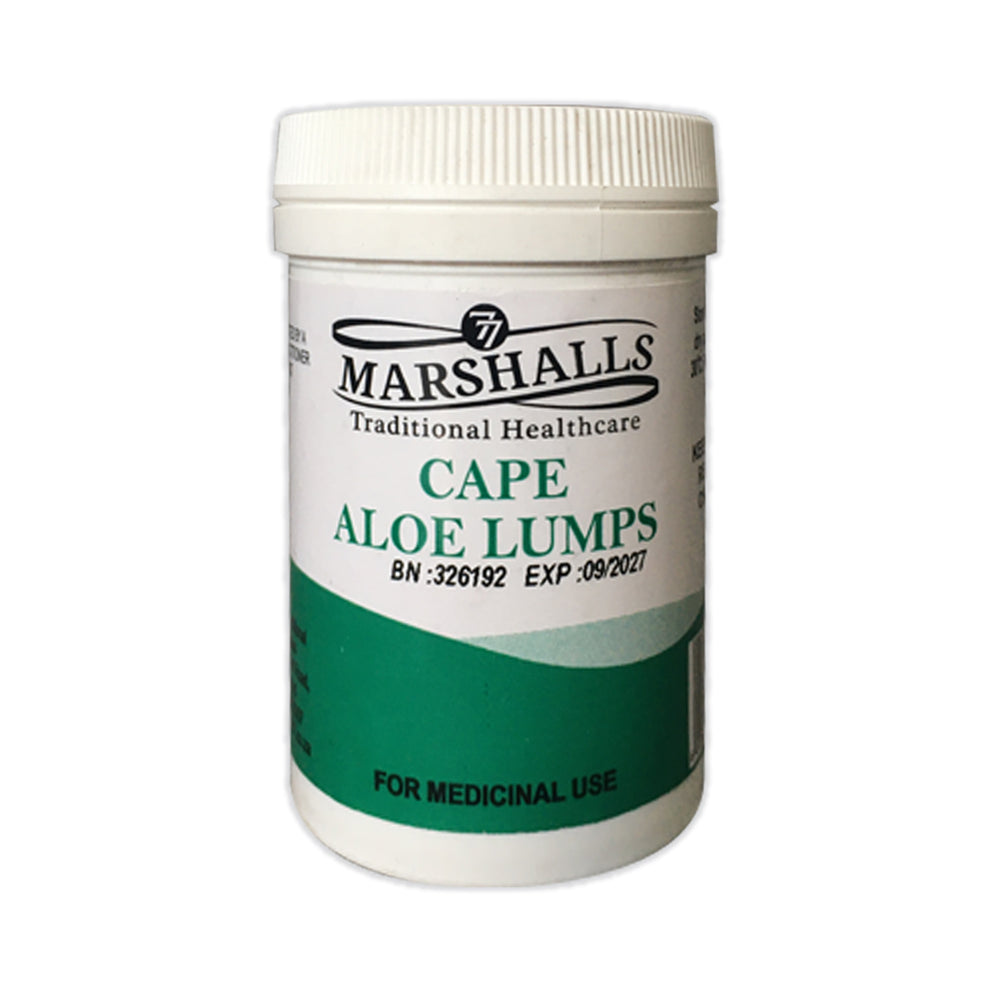 POWDER CAPE ALOES LUMP 15g – Marshalls Traditional Healthcare